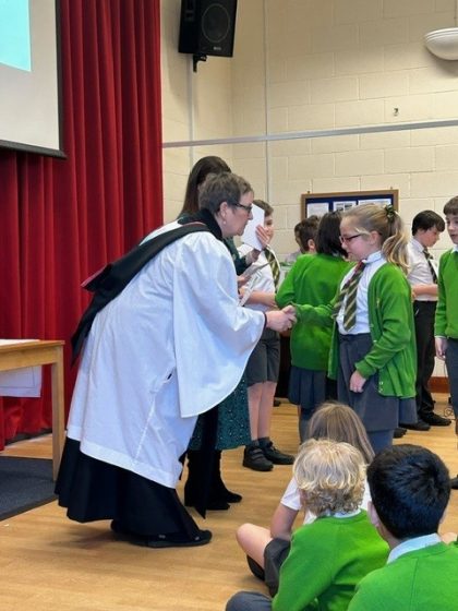 Epiphany Chalking in Schools Around the Diocese - Diocese of Winchester