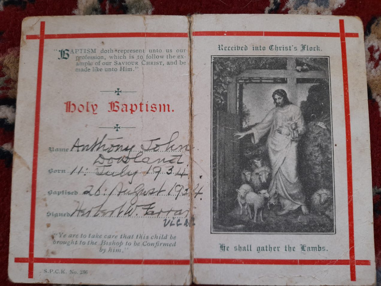 Special Baptisms at Headbourne Worthy Church - Diocese of Winchester